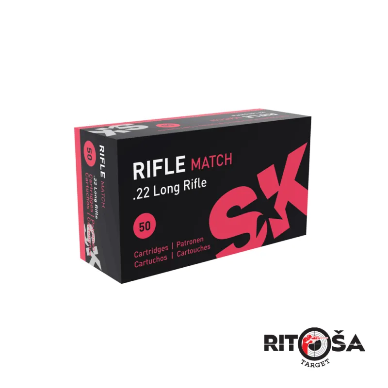 Streljivo SK Rifle Match .22LR 40gr | Ritoša Target