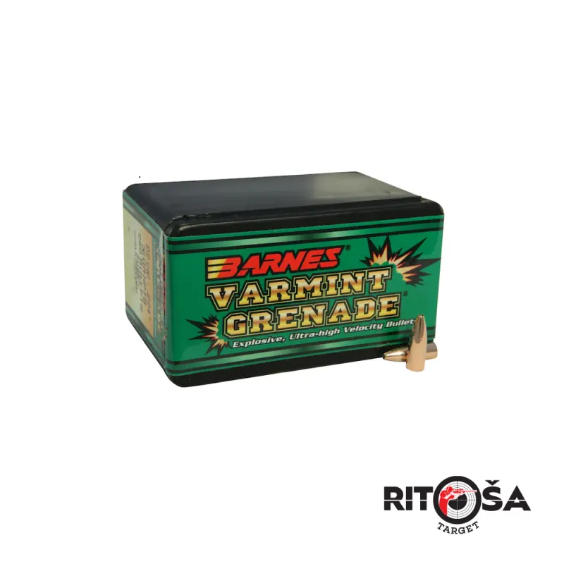 ZRNA BARNES .224 3,24g/50gr HP FB VARMINT GRENADE - 250 kom | Ritoša Target