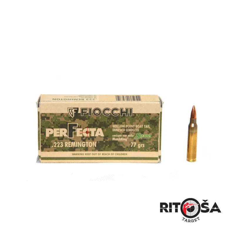 STRELJIVO FIOCCHI .223 REM. 77gr HPBT PERFECTA | Ritoša Target