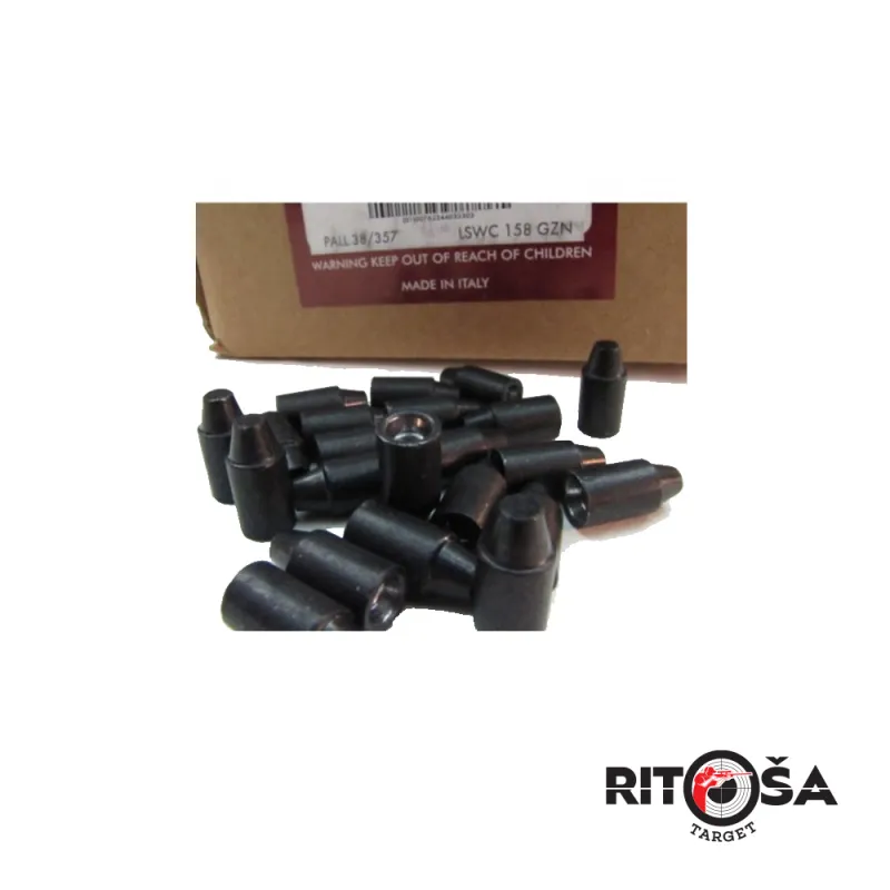 ZRNA FIOCCHI .357" 158gr LSWC GZN - 500 kom | Ritoša Target