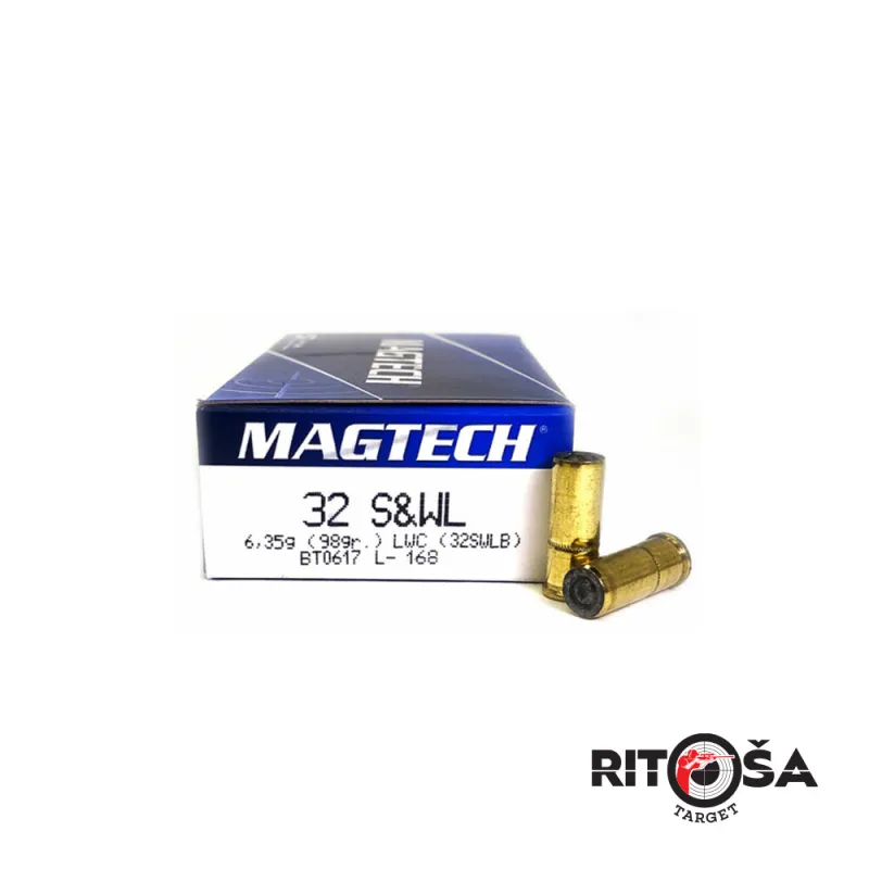 Streljivo MAGTECH .32 S&W 6.35g/98gr Long WC | Ritoša Target