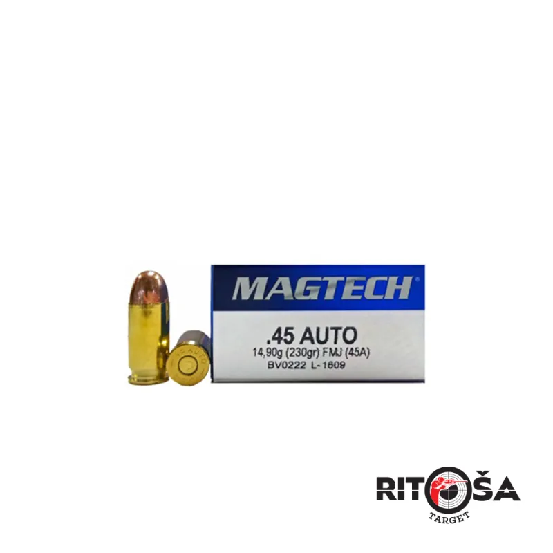 Streljivo MAGTECH .45 ACP 14.9g/230gr FMJ | Ritoša Target