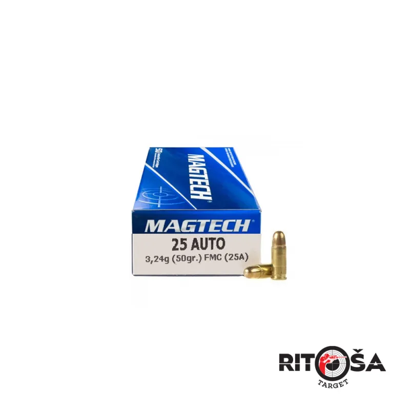 STRELJIVO MAGTECH .25 AUTO/6,35mm 3,24g/50gr FMJ | Ritoša Target