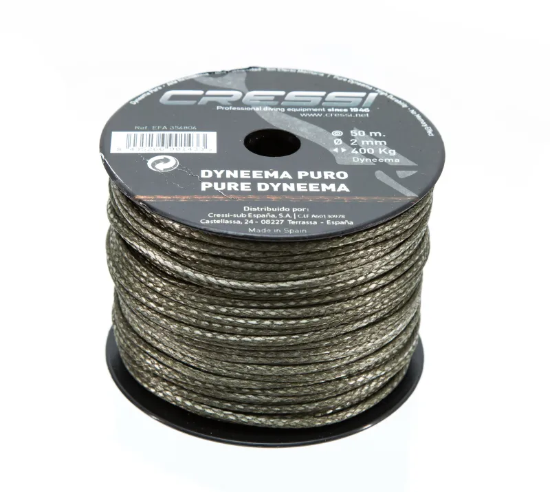 Čista 100% Dyneema užad | 2 mm | 50 m | Divestore